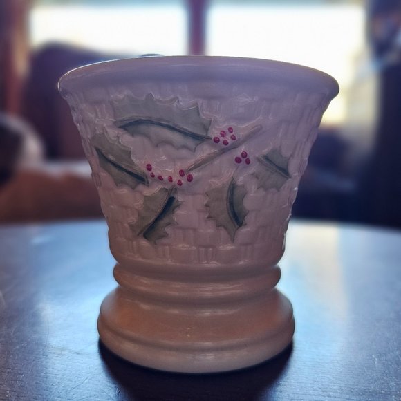 Belleek | Art | Belleek Holly Berry Pillar Candle Holder | Poshmark